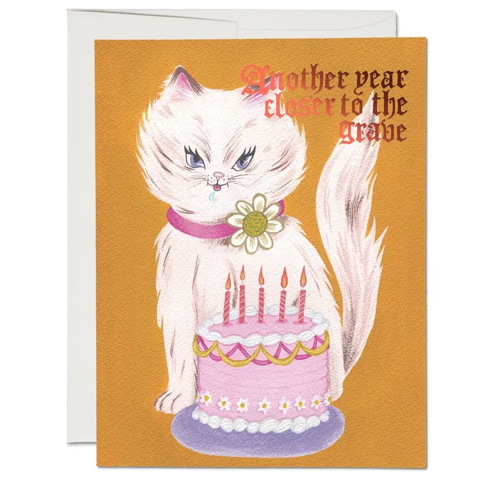 Kitty and Cake Birthday Card – Ruby Clay Company
