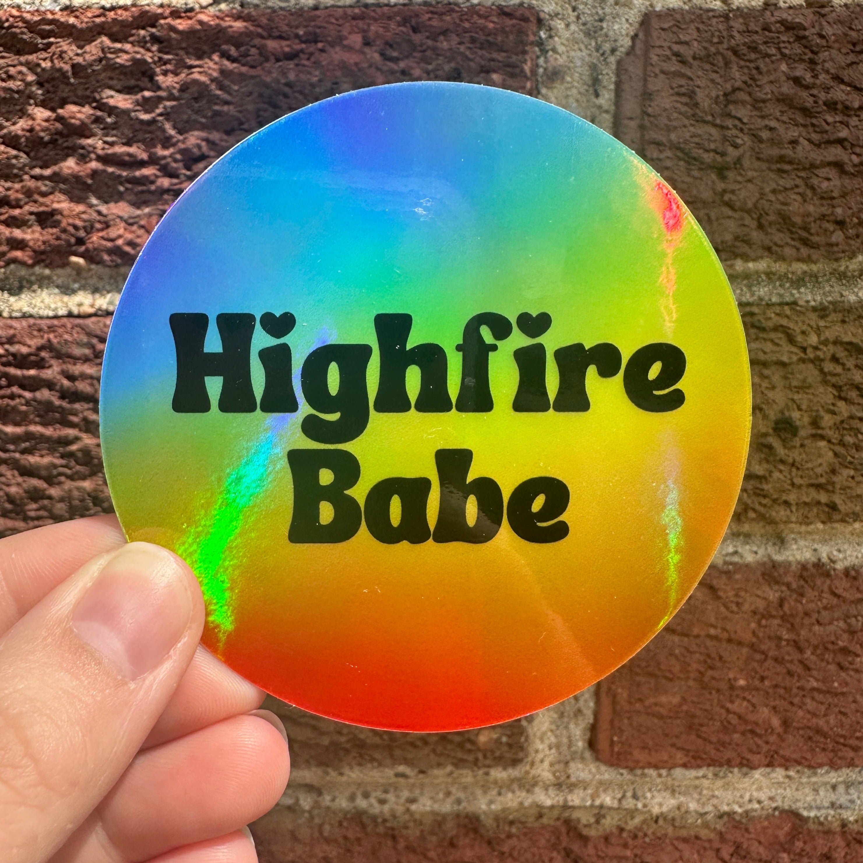 Highfire Babe Sticker – Ruby Clay Company