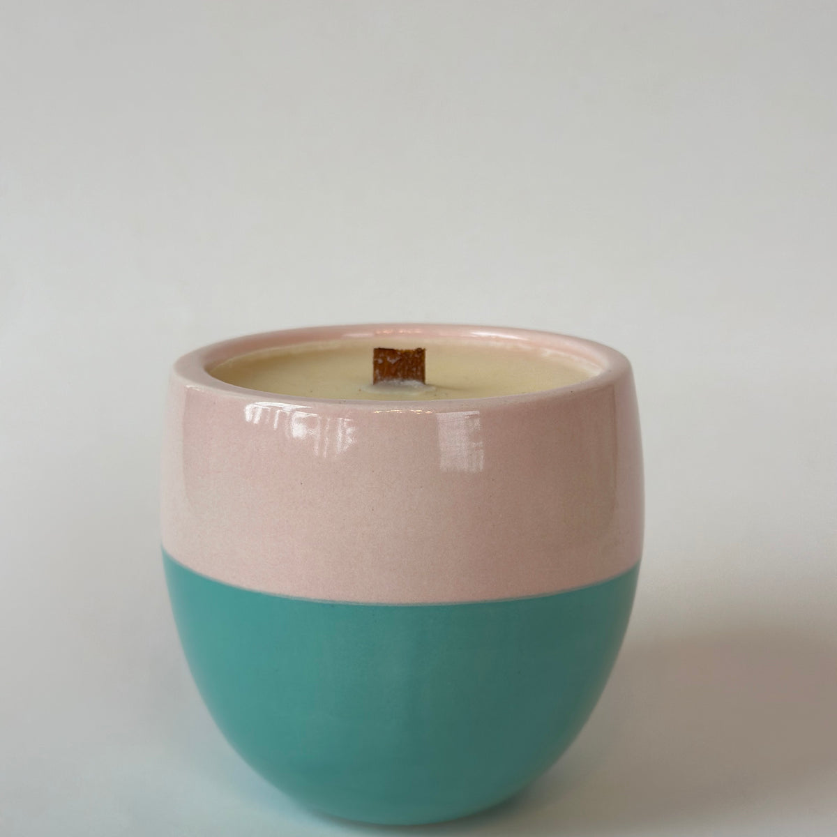 Hand Painted Tumbler with Cinnamon Bun Candle | Made from Muck – Ruby Clay Company