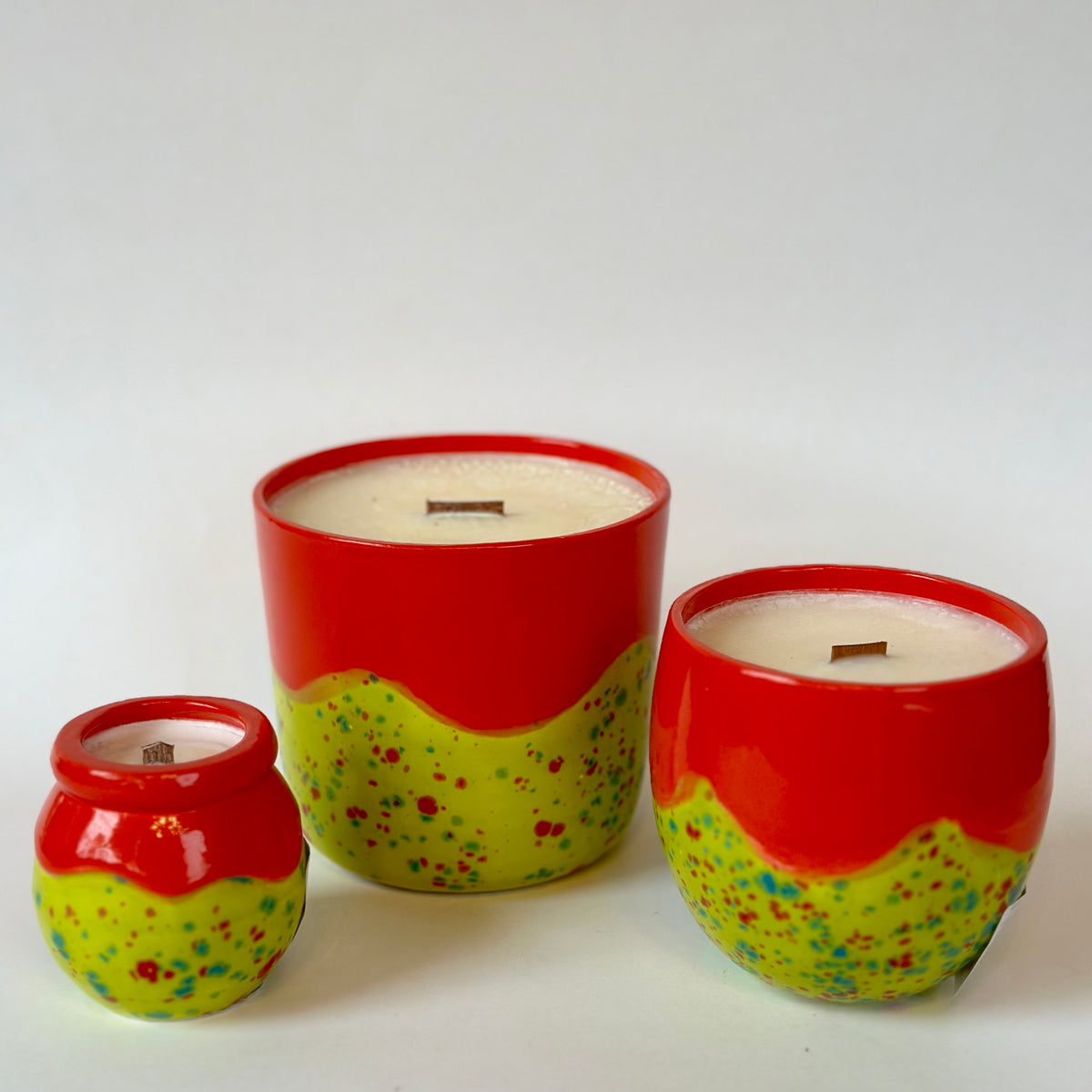 Hand Painted Tumbler Cinnamon Embers Candle | Made from Muck – Ruby Clay Company