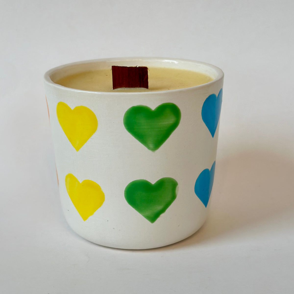 Hand Painted Tumbler with Vanilla Buttercream Crunch | Made from Muck – Ruby Clay Company