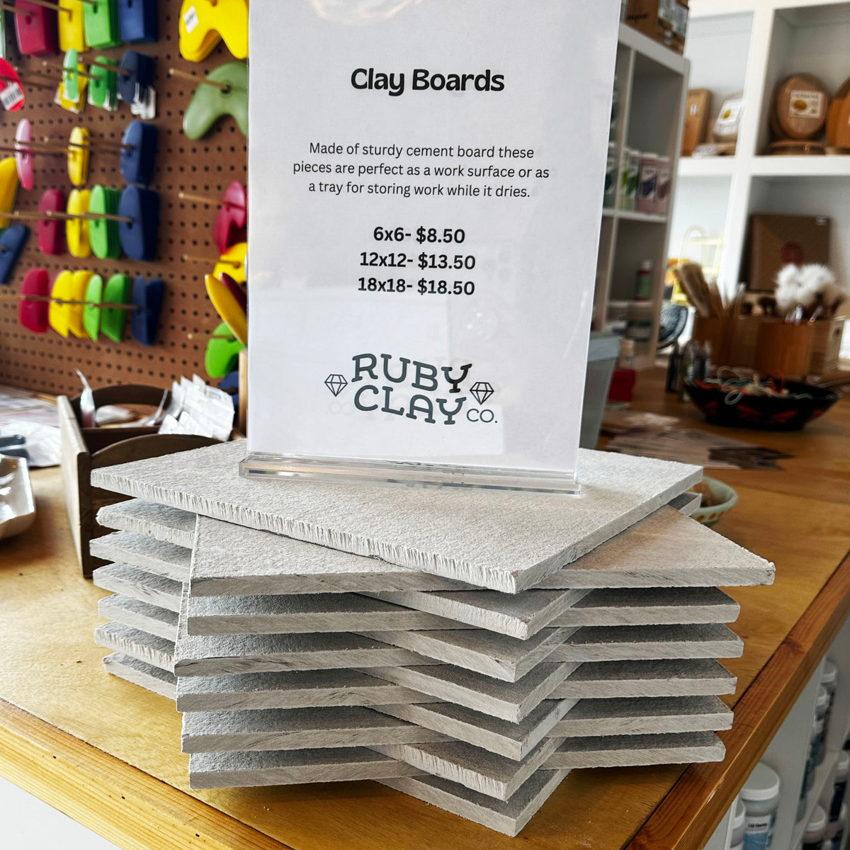Clay Boards – Ruby Clay Company