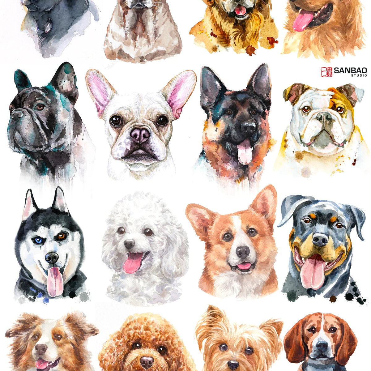 Dog Overglaze Decal Sheet – Ruby Clay Company