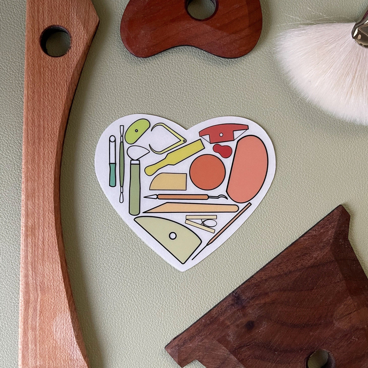 Ceramic Tools Sticker | Terra Clay Co. – Ruby Clay Company