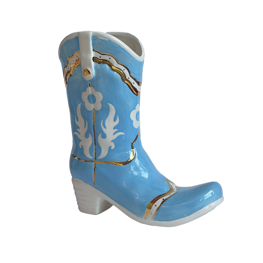 Single Tone Cowboy Boot Vase – Ruby Clay Company