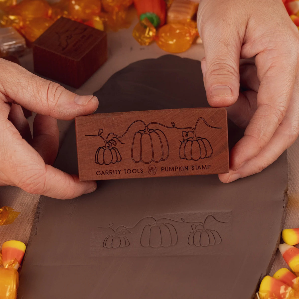 Limited Edition Pumpkin Stamp – Ruby Clay Company
