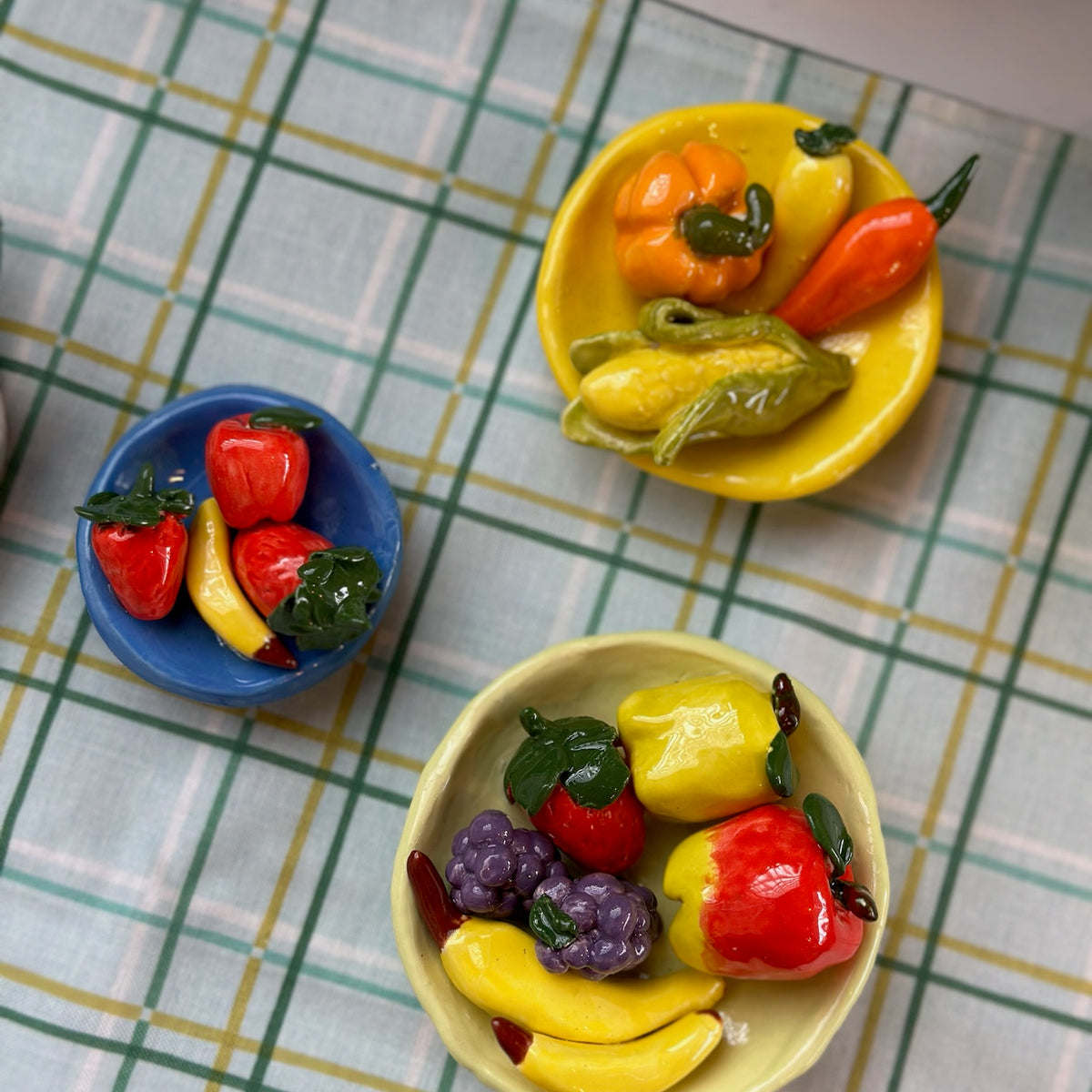 Mini Vegetable Plate | Jessica Walker – Ruby Clay Company