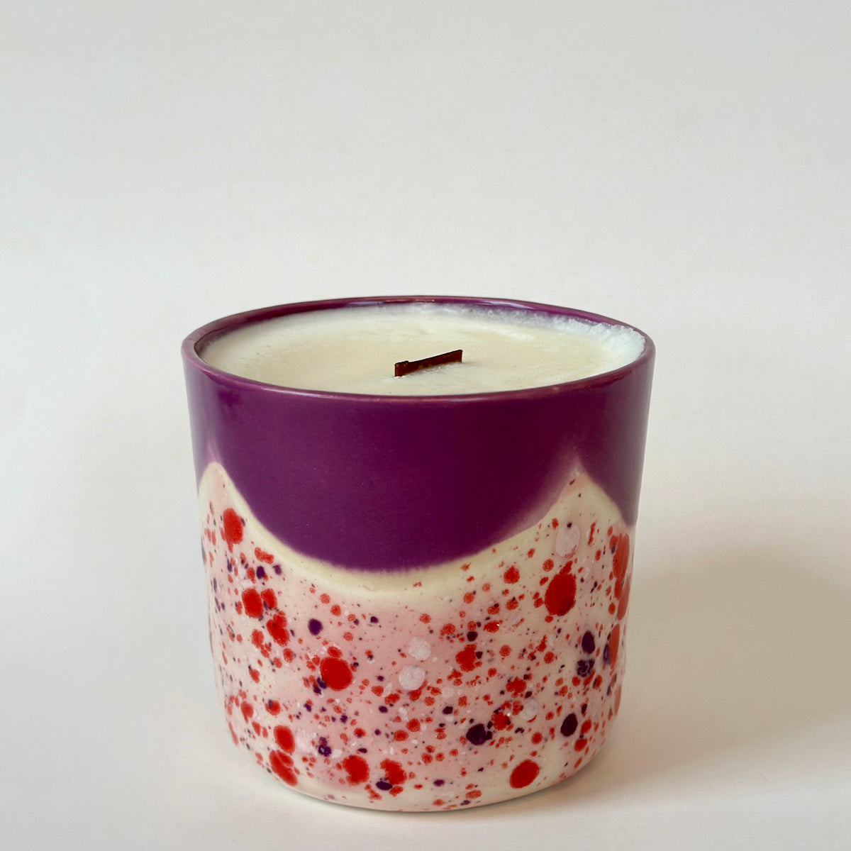 Hand Painted Tumbler Pink Peppermint Candle | Made from Muck – Ruby ...