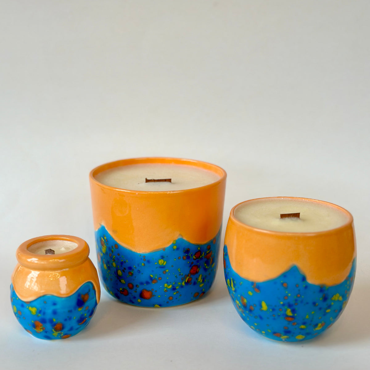 Hand Painted Tumbler Toasted Vanilla Pumpkin Candle | Made from Muck ...