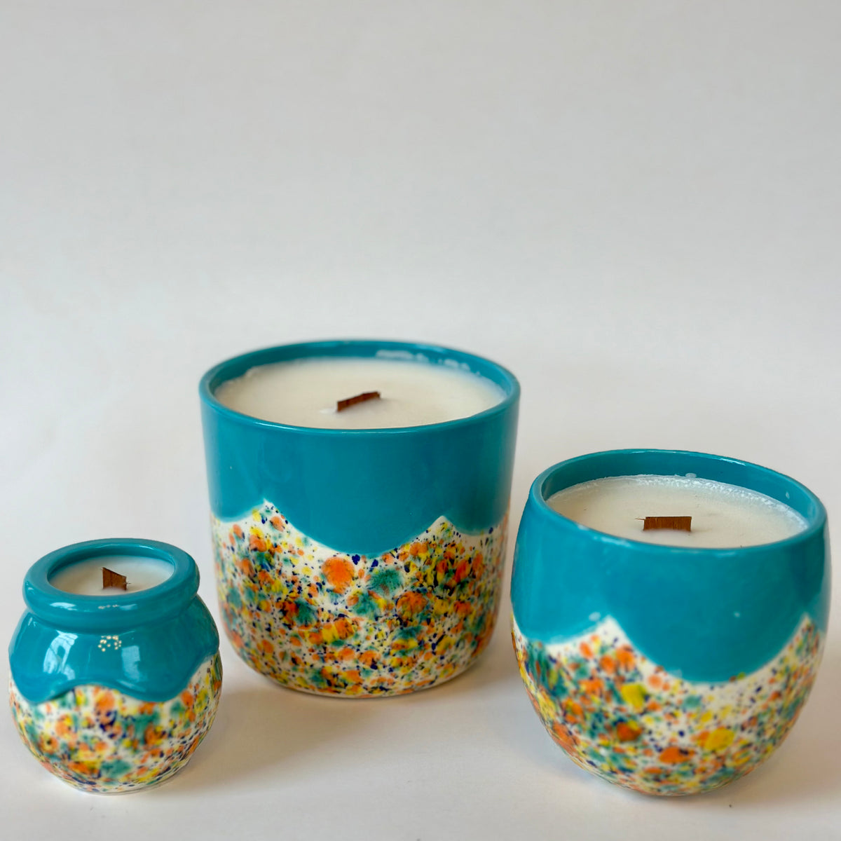 Hand Painted Tumbler Eucalyptus Forest Candle | Made from Muck – Ruby ...