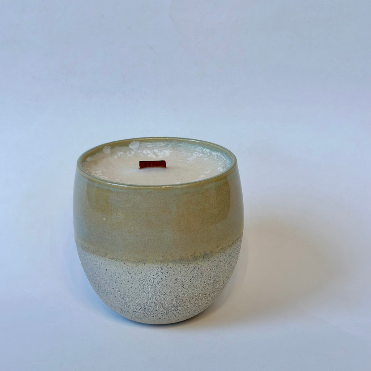 Hand Painted Stoneware Tumbler Cinnamon Bun Candle | Made from Muck ...
