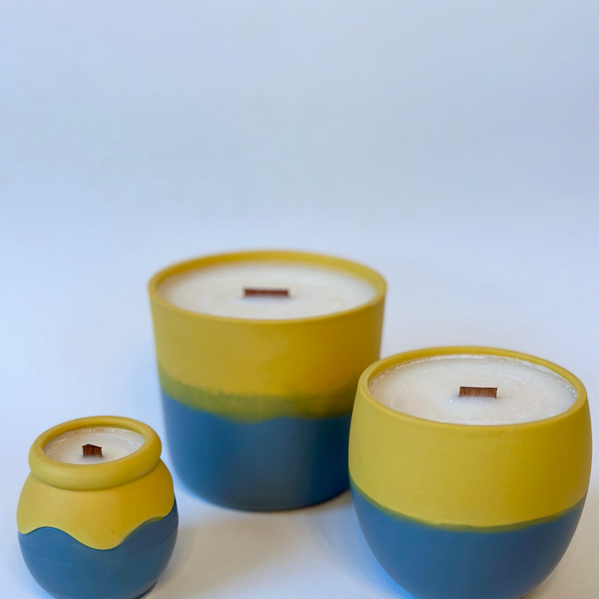 Hand Painted Tumbler Midnight Amber Candle | Made from Muck – Ruby Clay ...