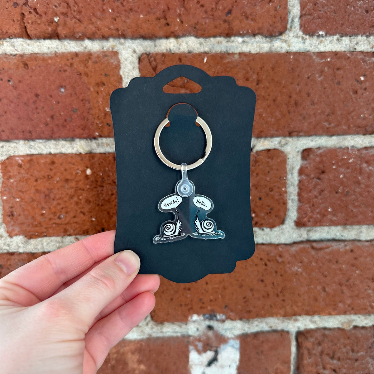 Snail Key Chain | Katie Brown – Ruby Clay Company