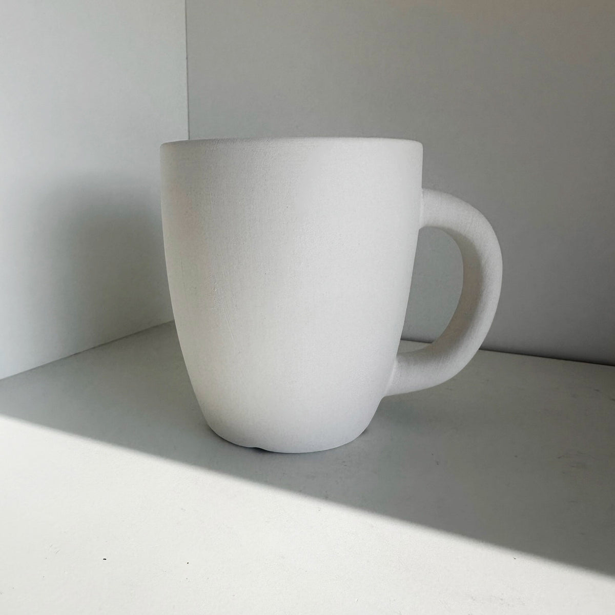 Simple Mug with Rounded Handle – Ruby Clay Company