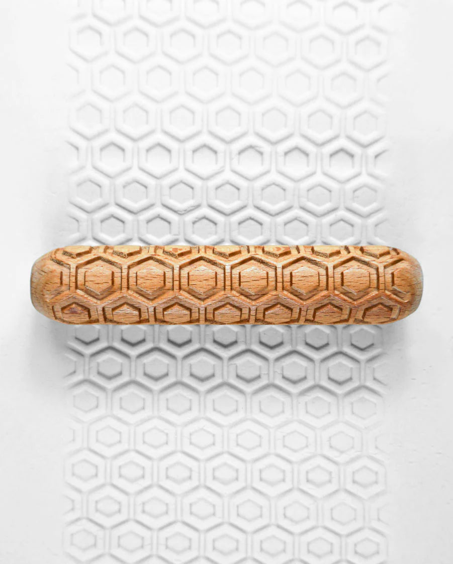 Honeycomb Texture Roller – Ruby Clay Company