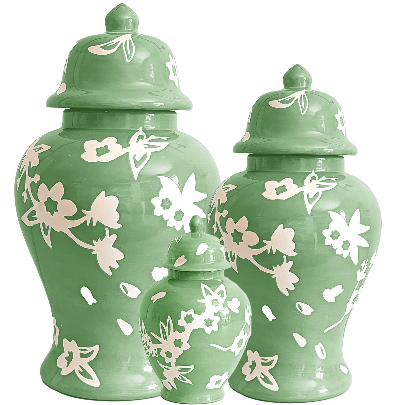 Sakura Ginger Jars in Cabbage Patch Green – Ruby Clay Company