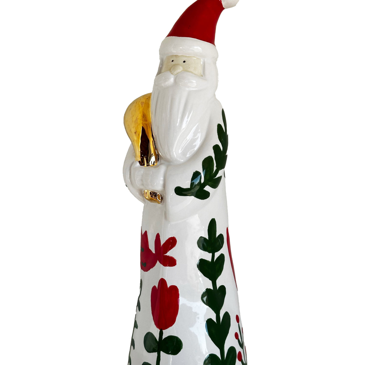 LIMITED! Hand Painted Scandinavian Santa with 22K Gold Accents – Ruby ...