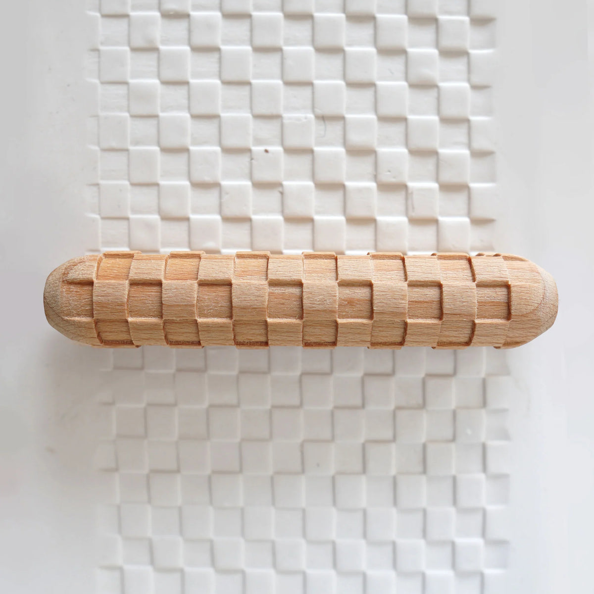 Checkered Texture Roller – Ruby Clay Company