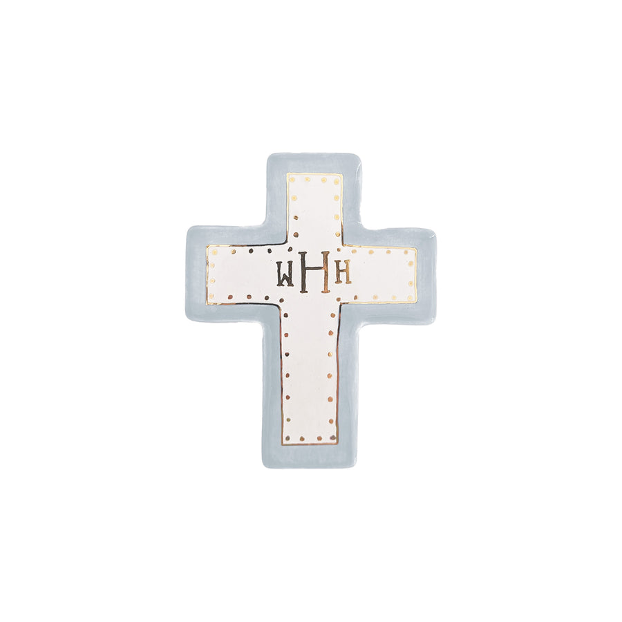 Monogrammed Cross Box – Ruby Clay Company