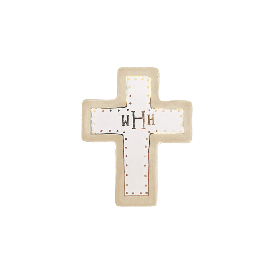 Monogrammed Cross Box – Ruby Clay Company