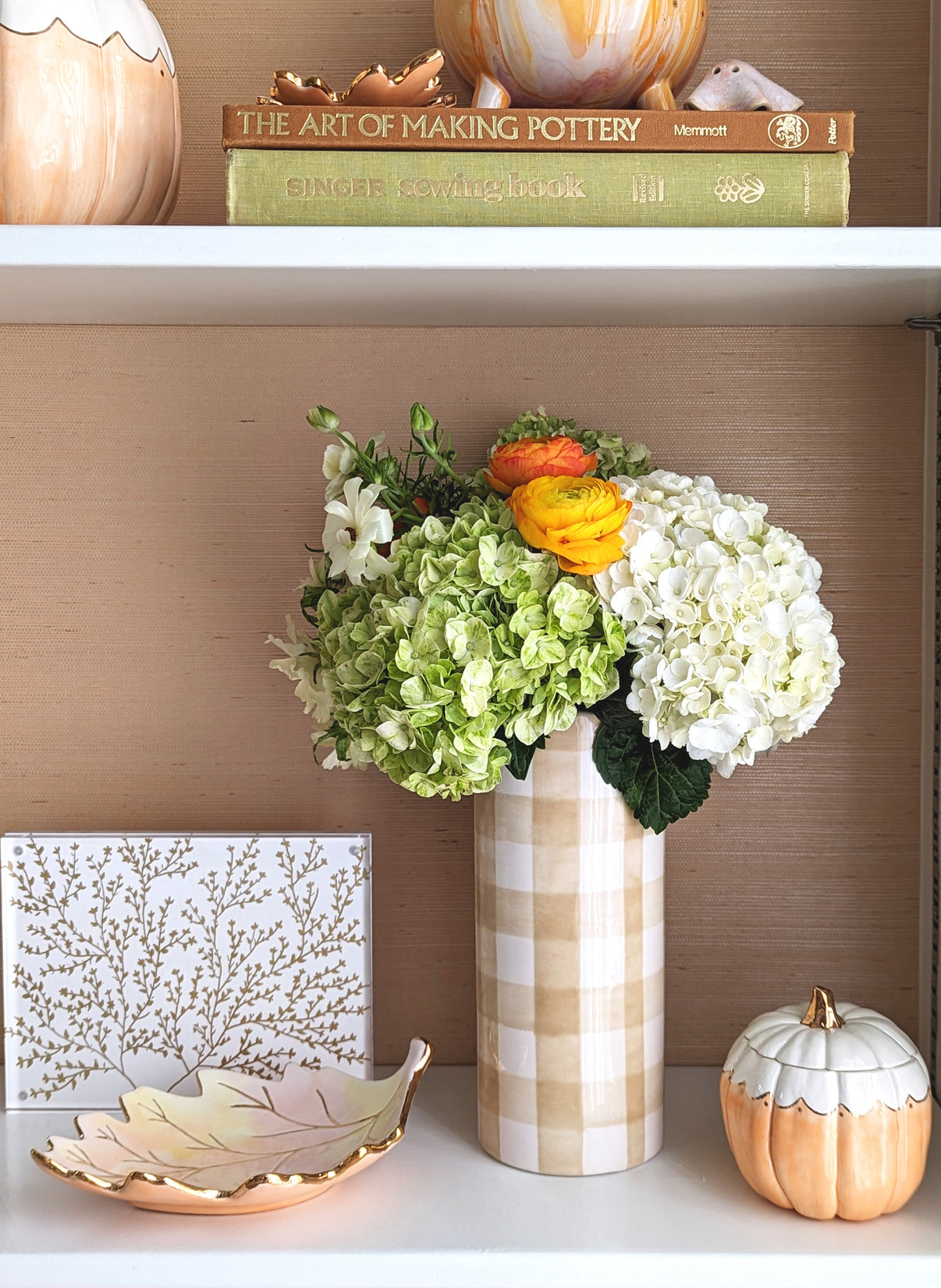 Watercolor Leaf Trays with 22K Gold Accents – Ruby Clay Company