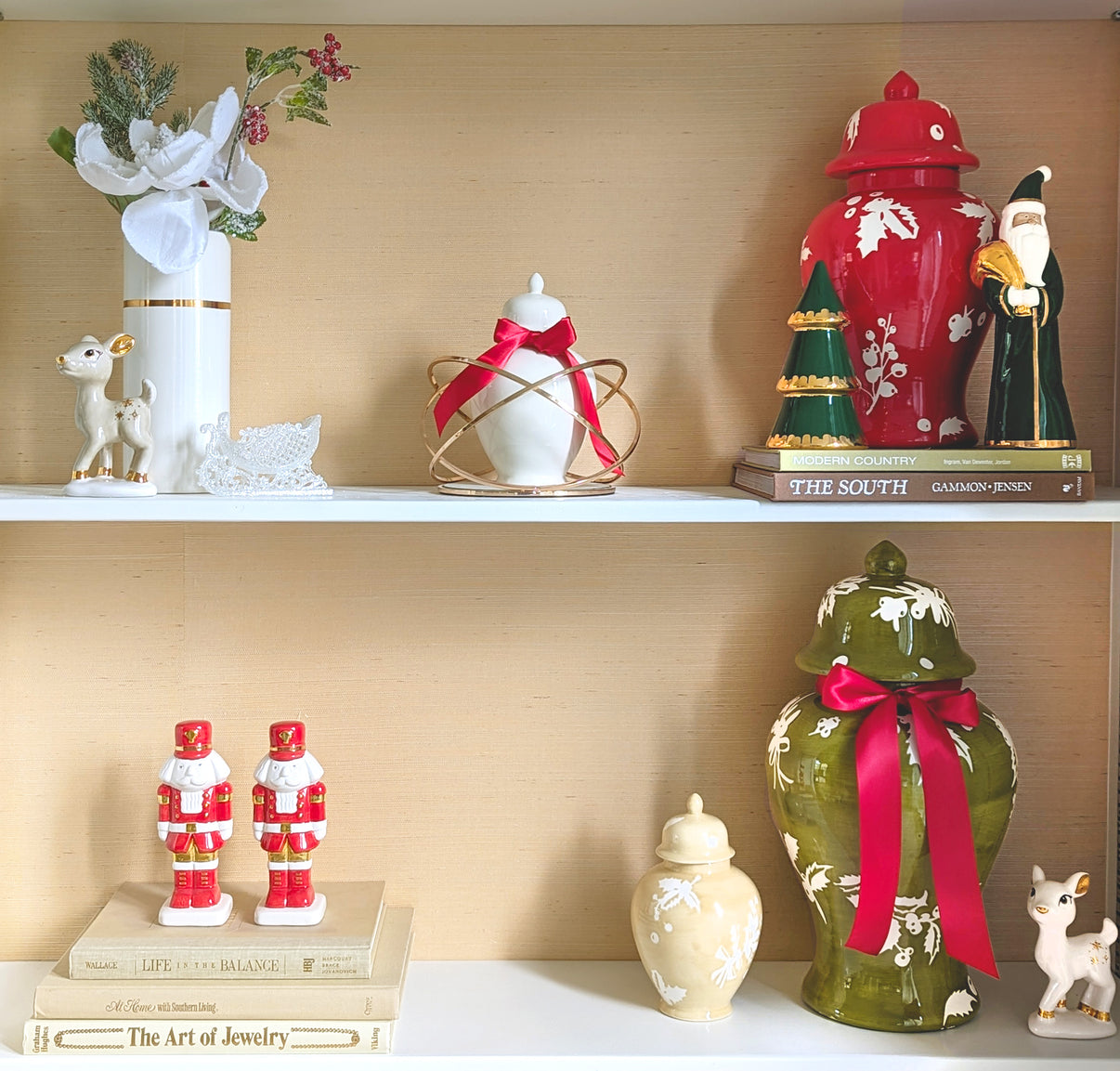 Deck the Halls Ginger Jars in Navy Blue – Ruby Clay Company