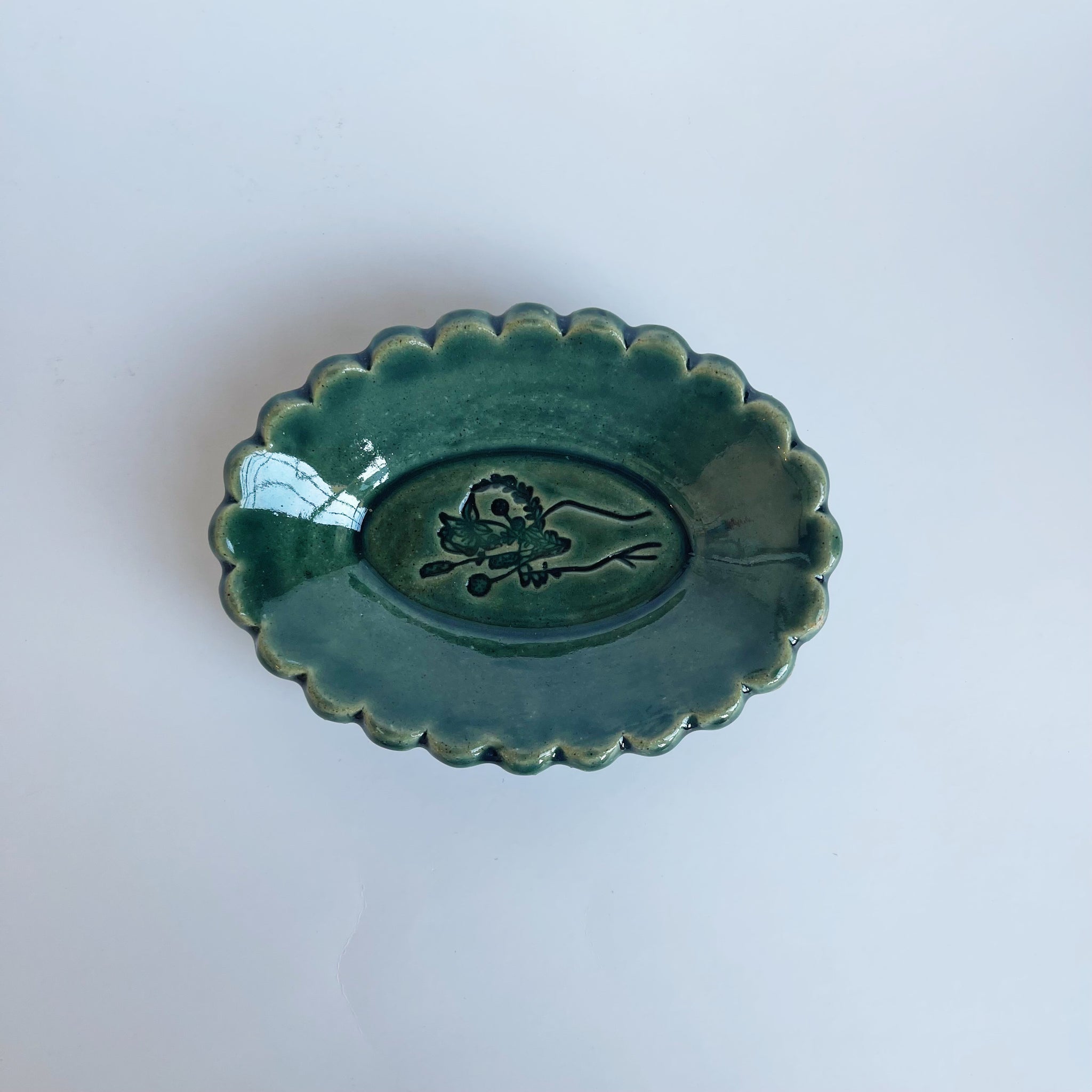 Small Oval Dish | Trisha Boatright – Ruby Clay Company