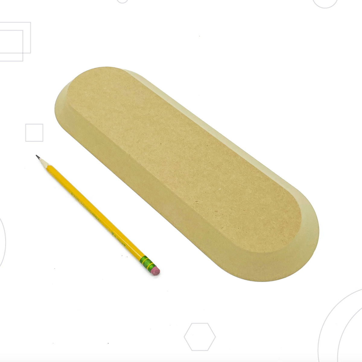 Rounded Rectangle Form, 4.5X13.5" – Ruby Clay Company