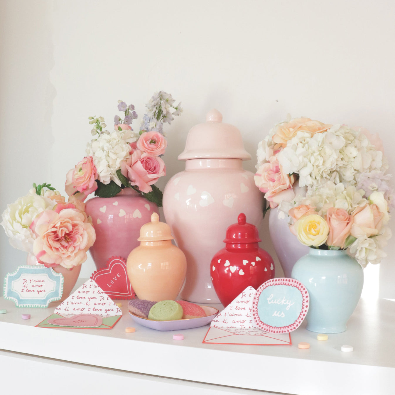 Coral Ginger Jars – Ruby Clay Company