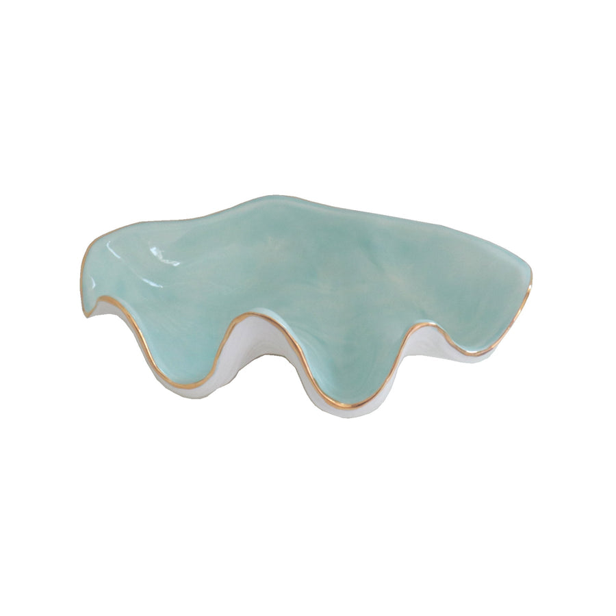 Clam Shell Bowl with 22K Gold Accent – Ruby Clay Company