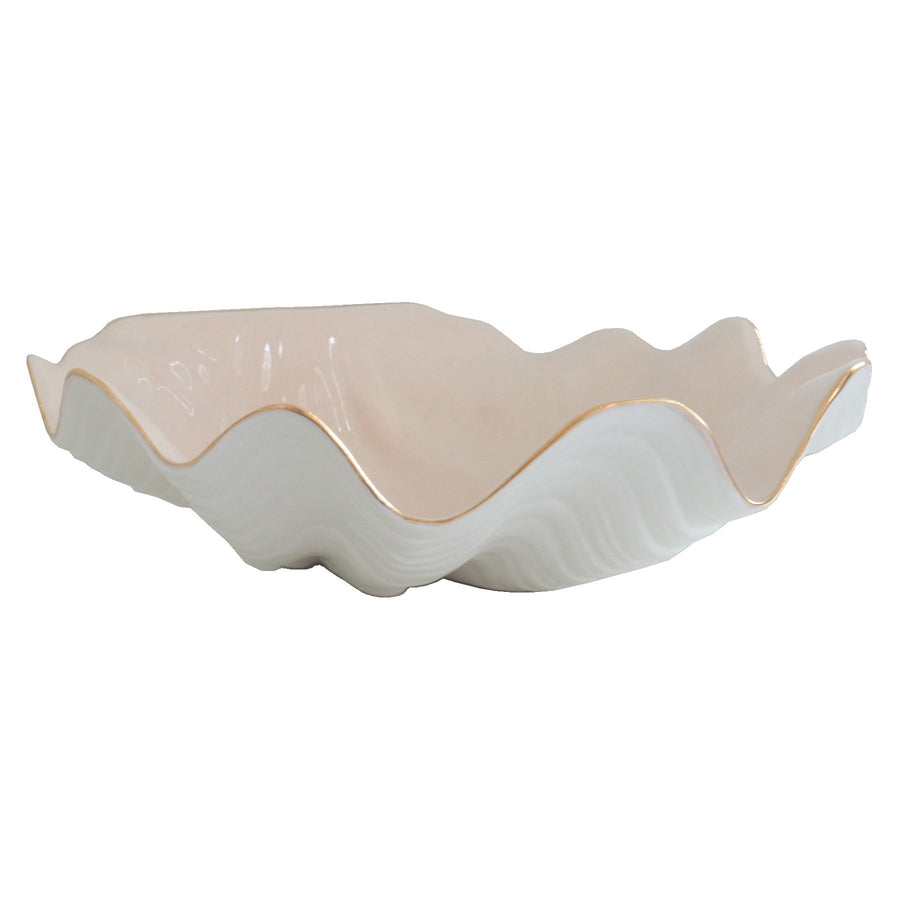 Clam Shell Bowl with 22K Gold Accent – Ruby Clay Company