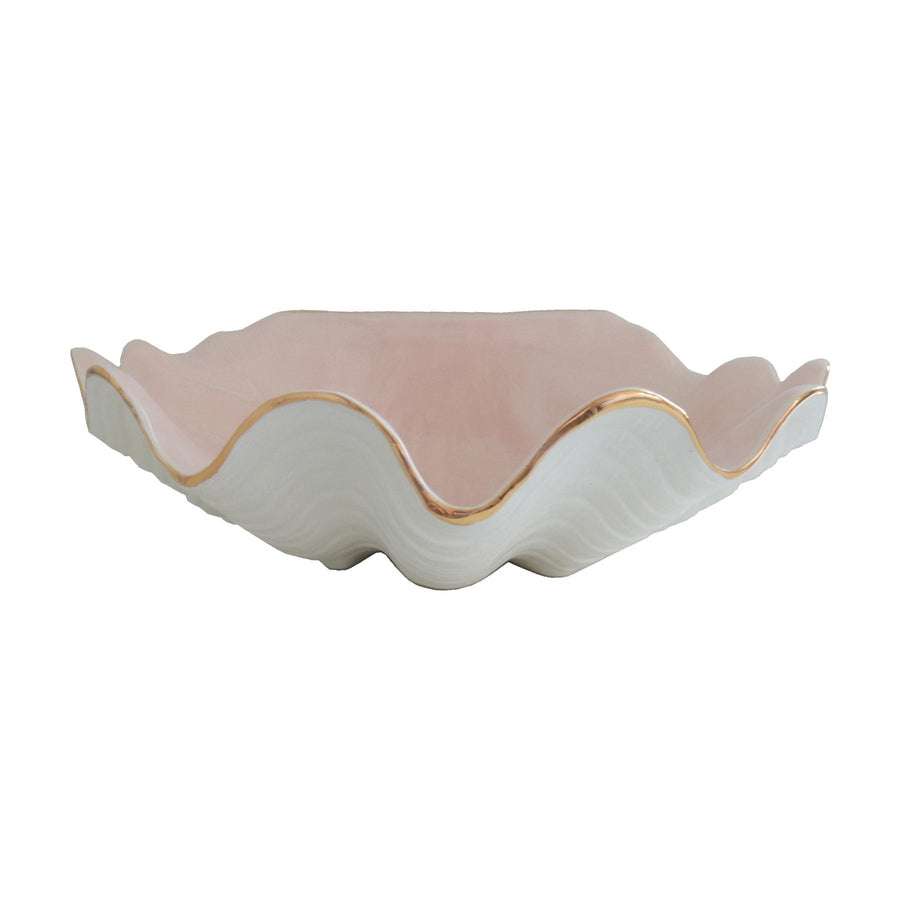 Clam Shell Bowl with 22K Gold Accent – Ruby Clay Company