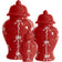 Bow Stripe Ginger Jars in Red – Ruby Clay Company