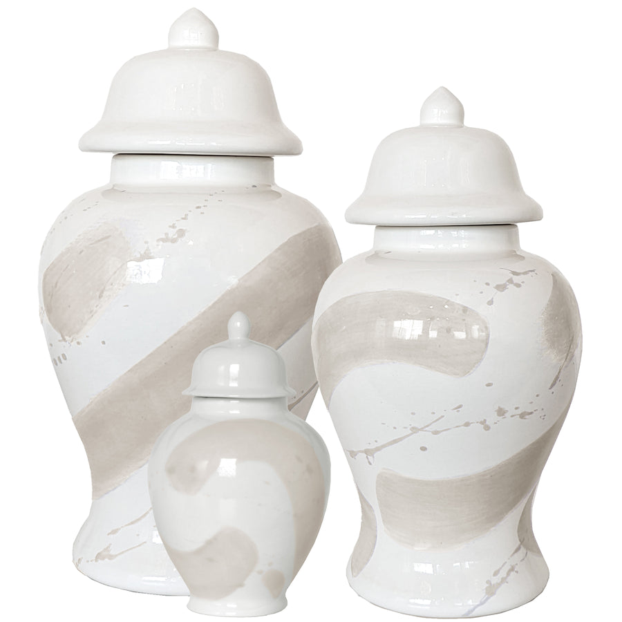 Brushstroke Ginger Jars – Ruby Clay Company