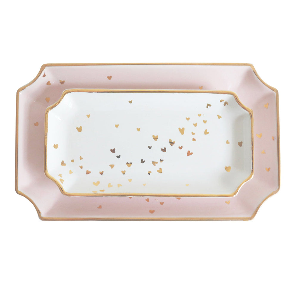"Confetti Hearts" Tray – Ruby Clay Company