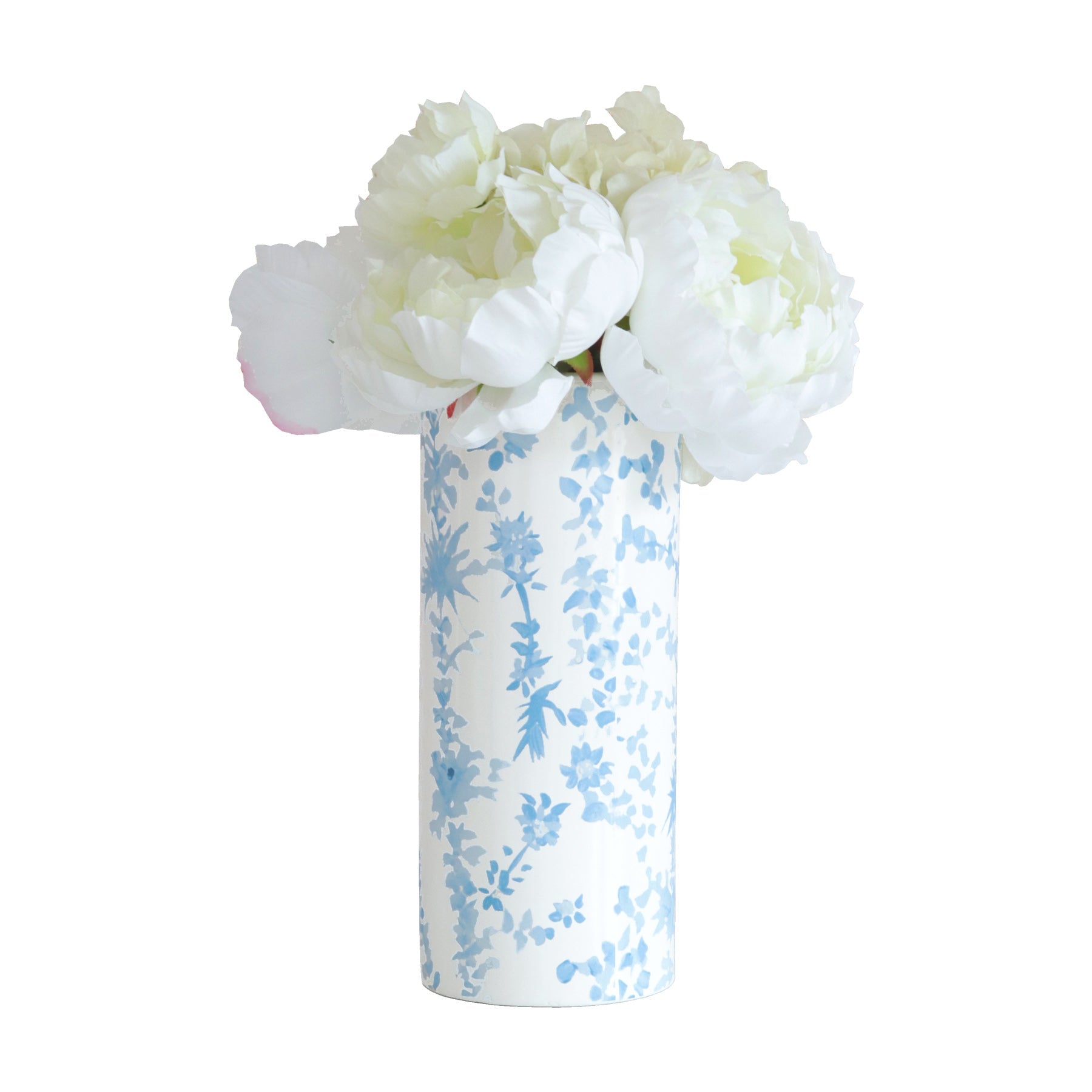 "Aster" Column Vase in Blue for Lo Home x Junior Sandler – Ruby Clay ...