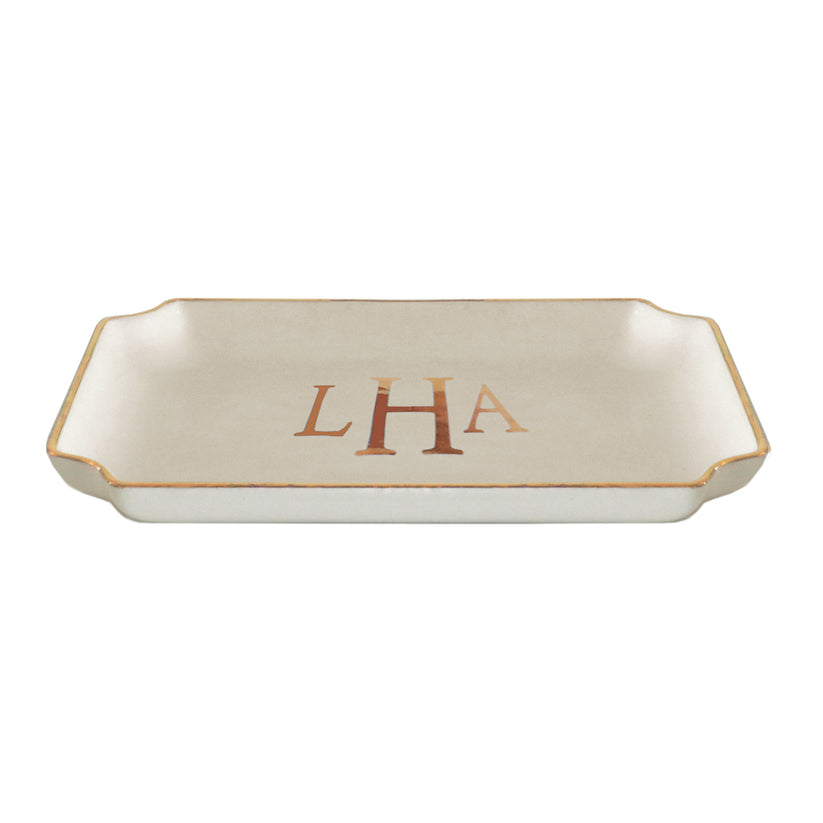 Classic Monogram Trays – Ruby Clay Company