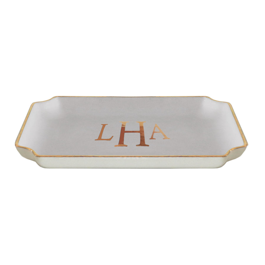 Classic Monogram Trays – Ruby Clay Company