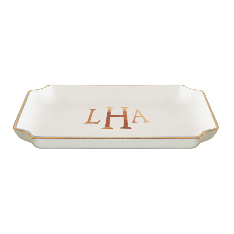 Classic Monogram Trays – Ruby Clay Company