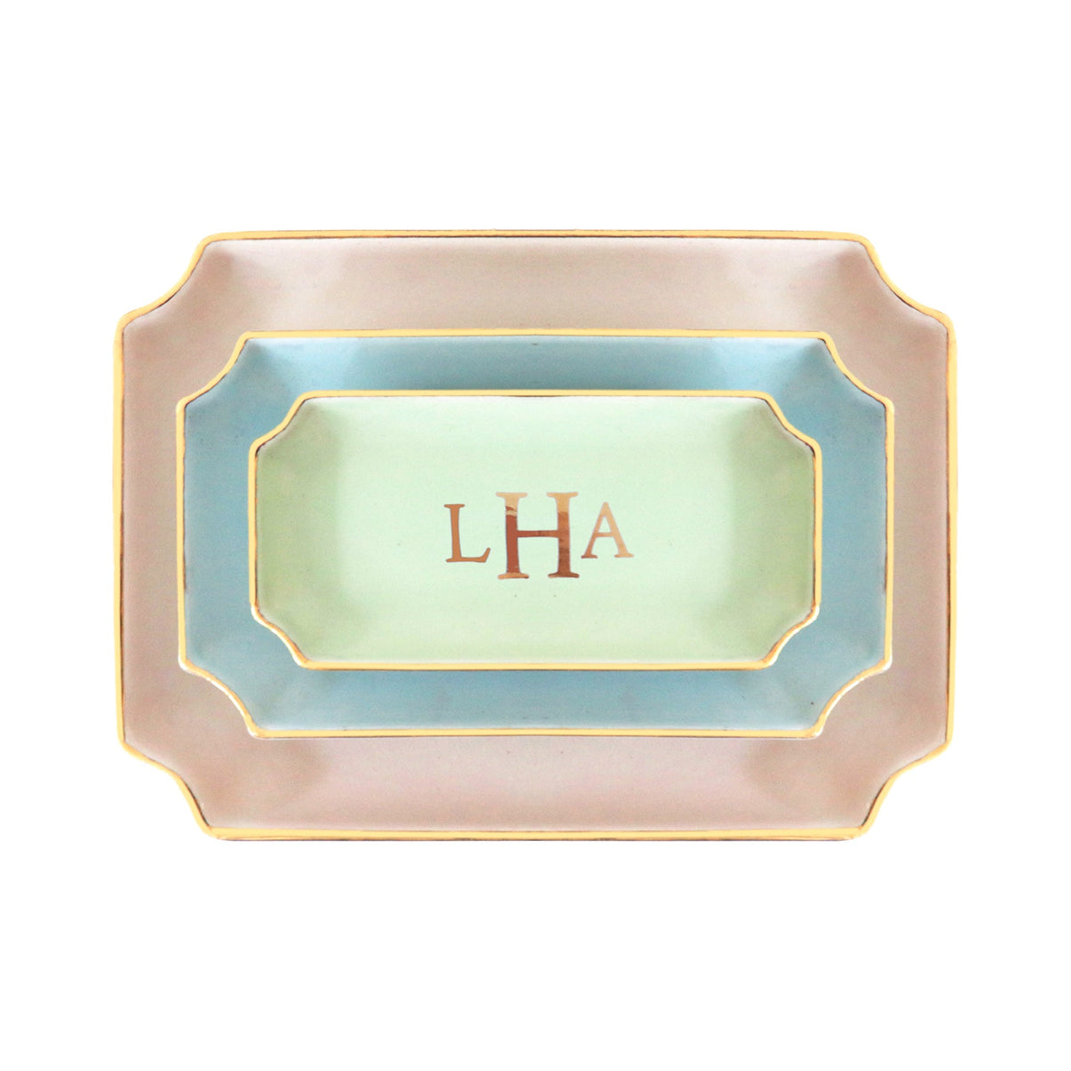 Classic Monogram Trays – Ruby Clay Company