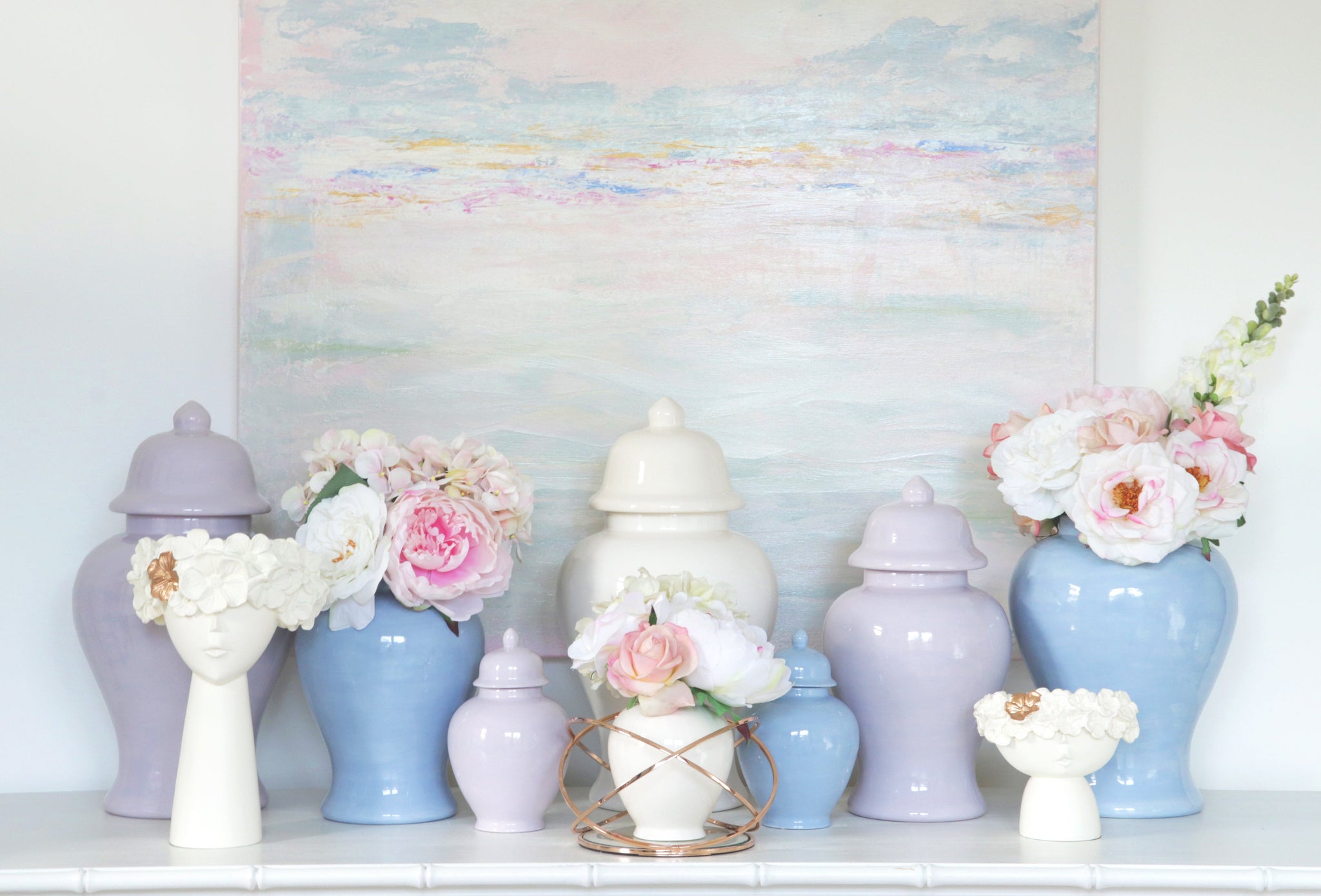 Serenity Blue Ginger Jars – Ruby Clay Company