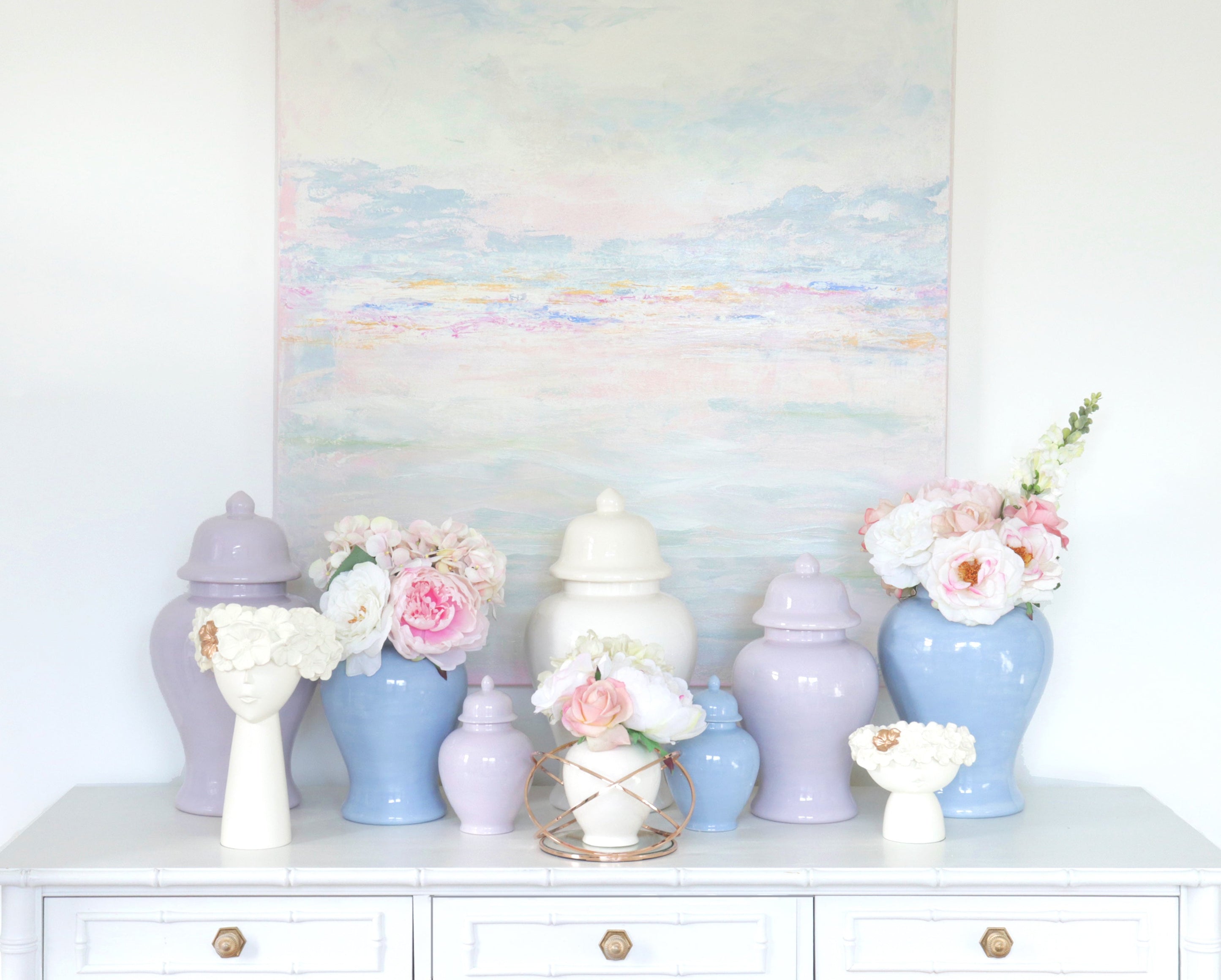 Serenity Blue Ginger Jars – Ruby Clay Company