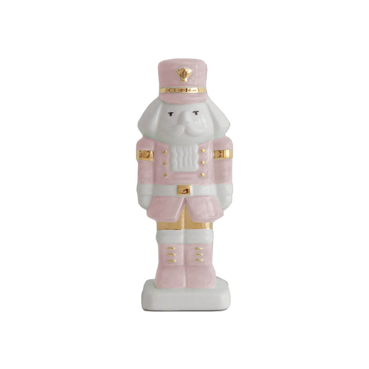 Pink Nutcracker with 22K Gold Accents – Ruby Clay Company
