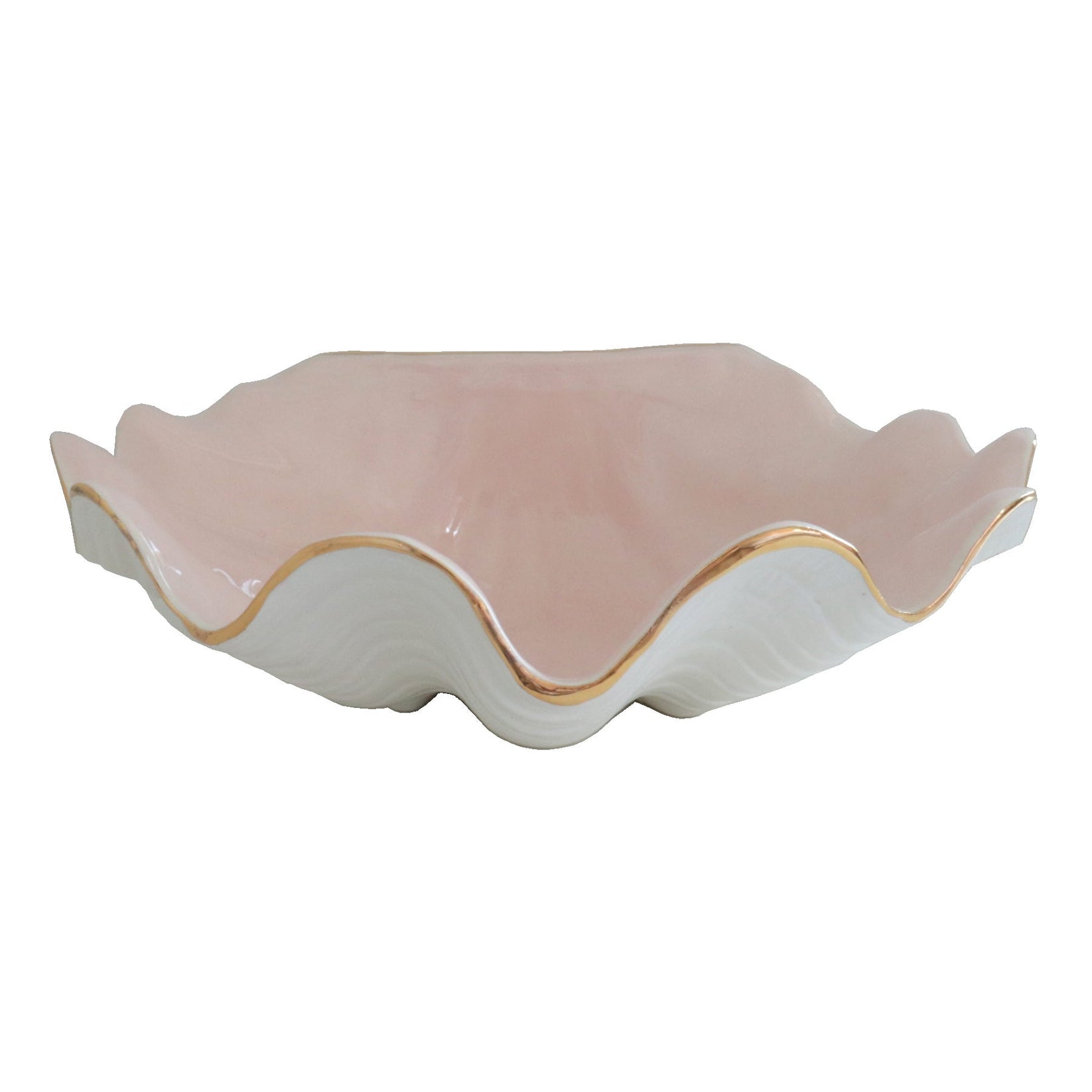 Clam Shell Bowl with 22K Gold Accent – Ruby Clay Company