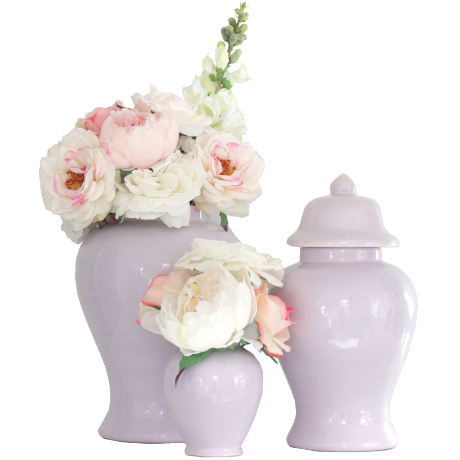 Light Lavender Ginger Jars – Ruby Clay Company