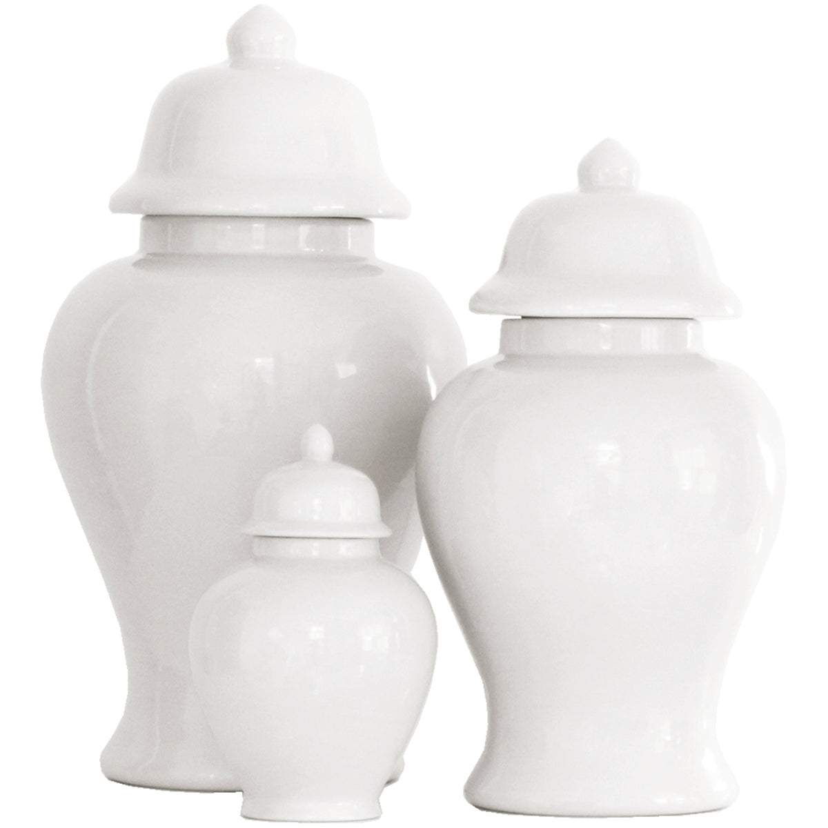 White Ginger Jars – Ruby Clay Company