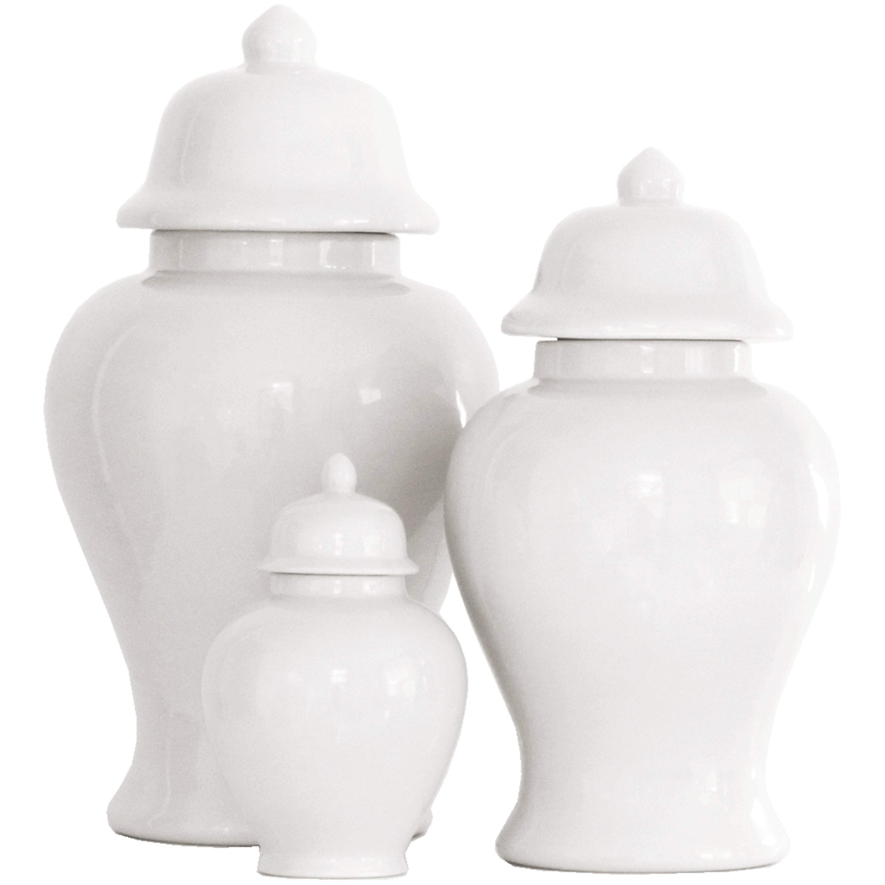 White Ginger Jars – Ruby Clay Company