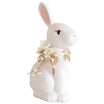 Ivory Sugar Bunny with Hydrangea, Pearl and Gold Accents – Ruby Clay ...